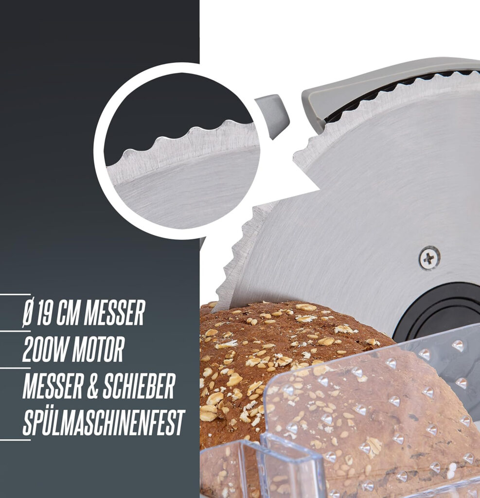 Heinrich´s Multifunction Electric Bread Cutter, Metal Sausage Cutter ...