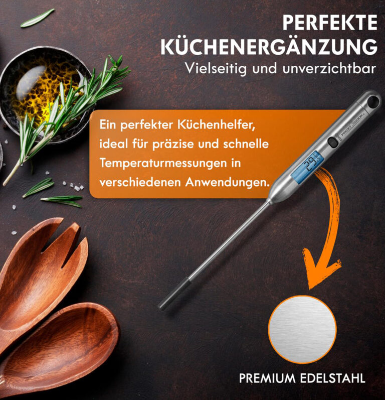 ProfiCook PC-DHT 1039 Stainless Steel Digital Household Thermometer ...