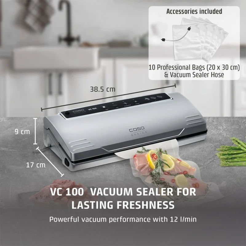 CASO VC100 Fully automatic vacuum sealer, 1380 – Kaufen Egypt