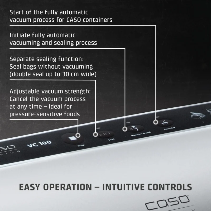 CASO VC100 Fully automatic vacuum sealer, 1380 – Kaufen Egypt